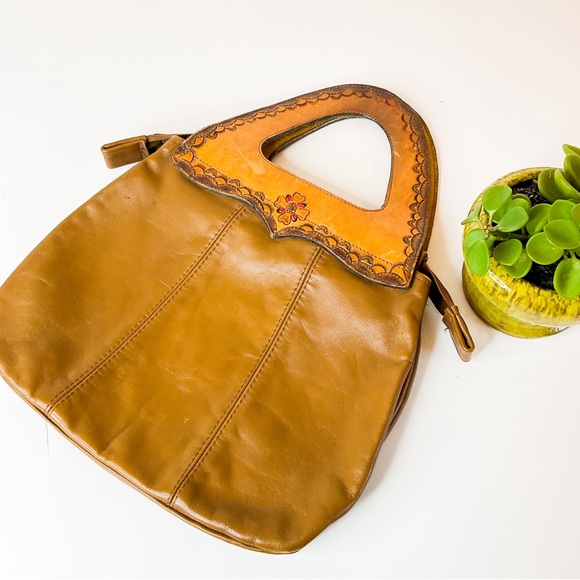Vintage | Bags | Vintage Bohemian All Leather Hand Crafted Artisan Bag ...
